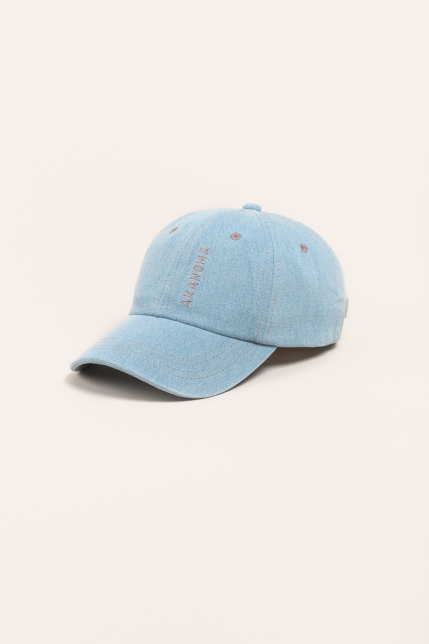 Blue Denim Ball Cap | Recycled & Vegan Accessories – Akanoma